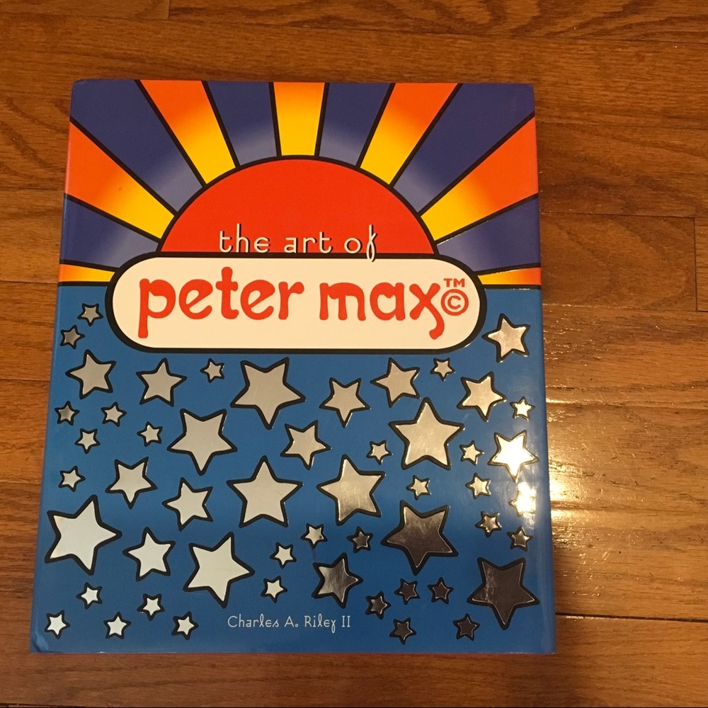 Peter Max Book With Signature And Drawing. - Gem